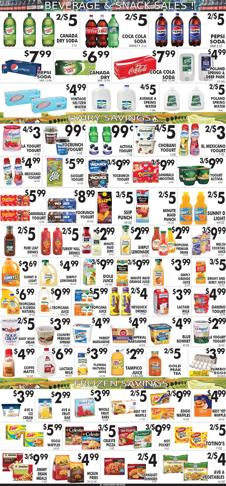 Print Weekly Specials | Associated Supermarkets | Bronx - Melrose Ave ...